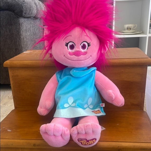 Trolls | Toys | Trolls Pink And Blue Plush Doll | Poshmark
